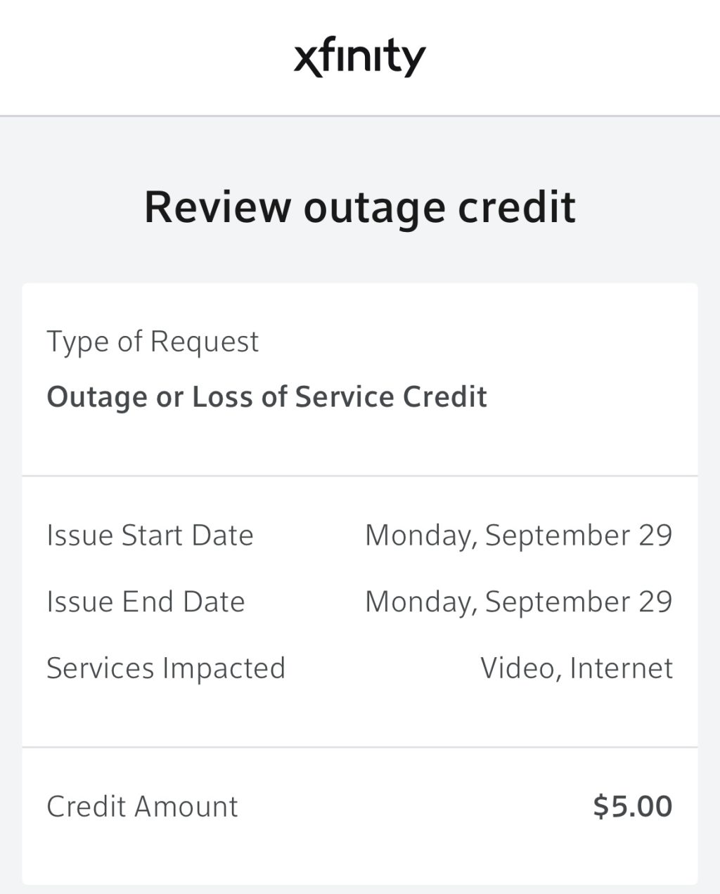 Recently Experience an Xfinity Outage? How to Easily Get a Credit on ...